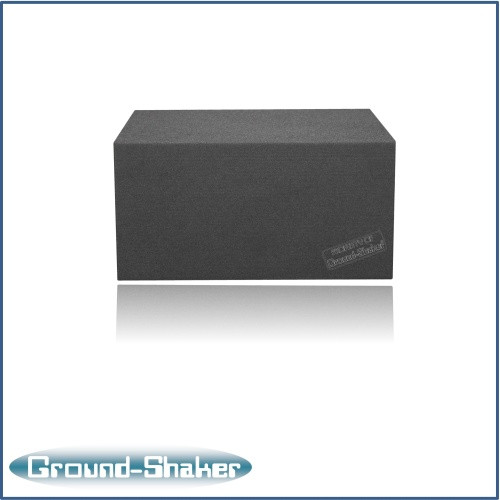 Ground Shaker 30HZ18B Black 8" Single Competition Ported Sub Box ...