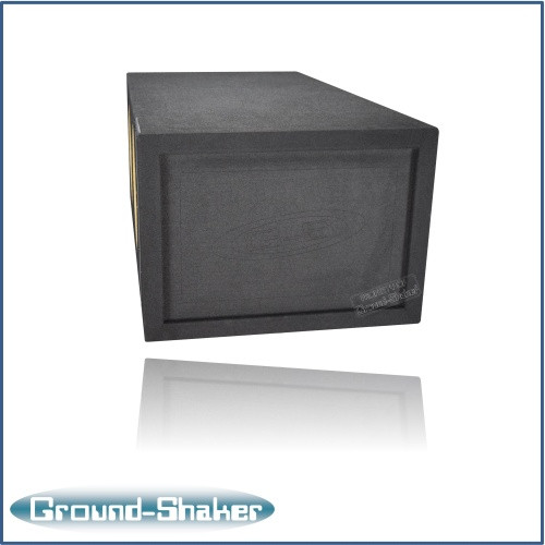 Ground Shaker 30HZ215B Black 15" Dual Competition Ported Sub Box ...