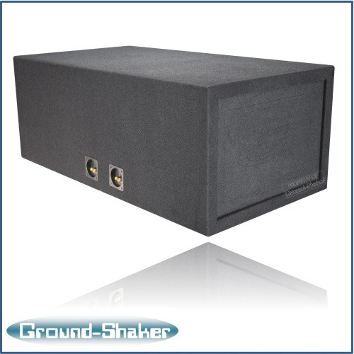 Ground Shaker 30HZ215B Black 15" Dual Competition Ported Sub Box ...