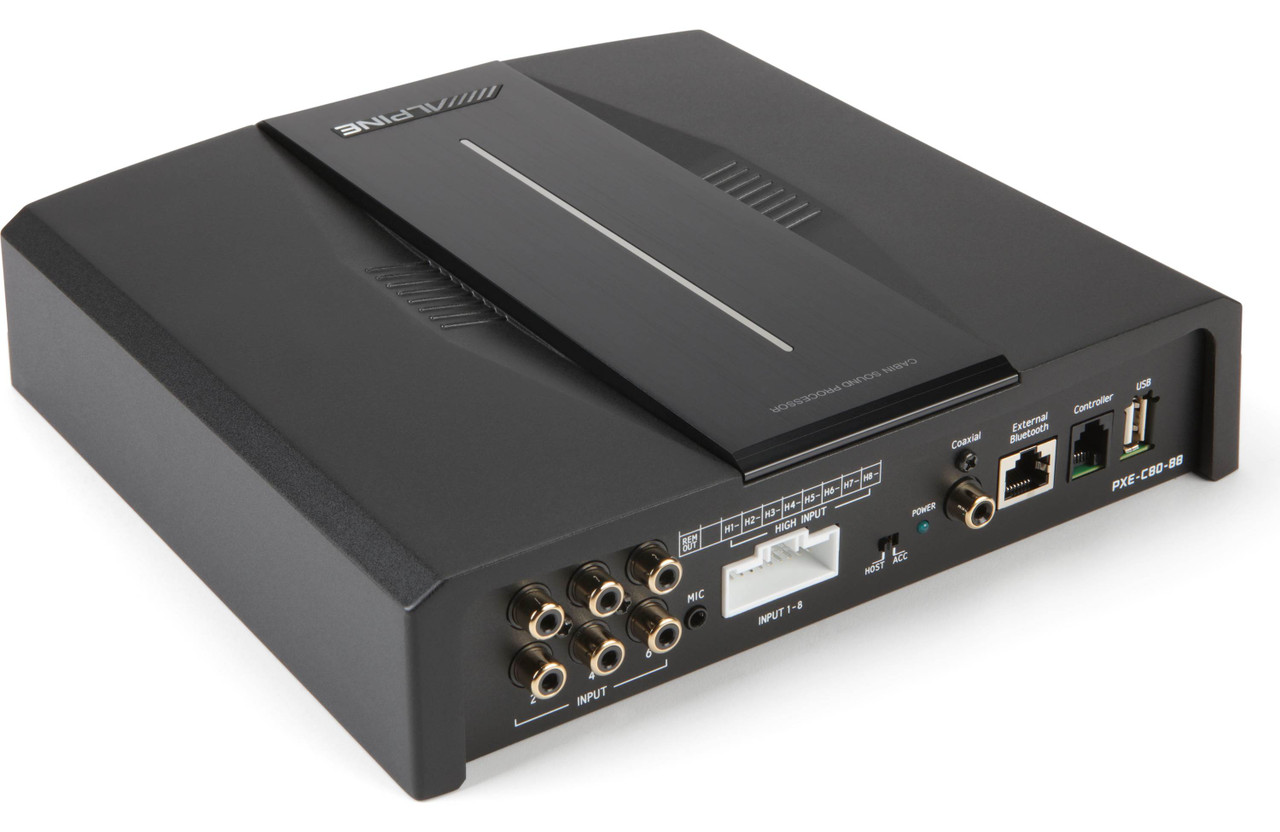 Alpine PXE-C80-88 Optim8 8-Channel Hi-Res Amplifier with Automatic ...