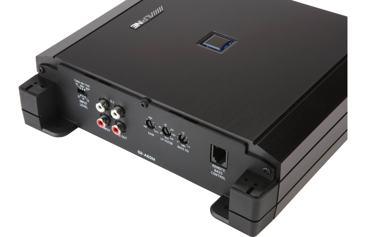 Alpine S2-A60M Next-Generation S-Series 600W RMS Monoblock Amplifier ...