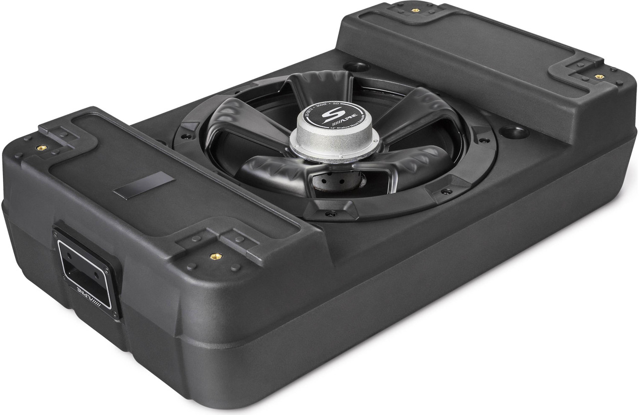 Alpine SS-SB12 Single 12” 300W RMS S-Series Shallow Preloaded Subwoofer ...