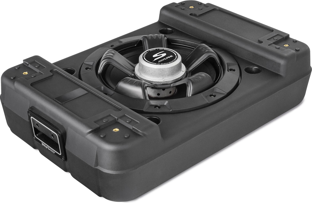 Alpine SS-SB10 Single 10” 300W RMS S-Series Shallow Preloaded Subwoofer ...