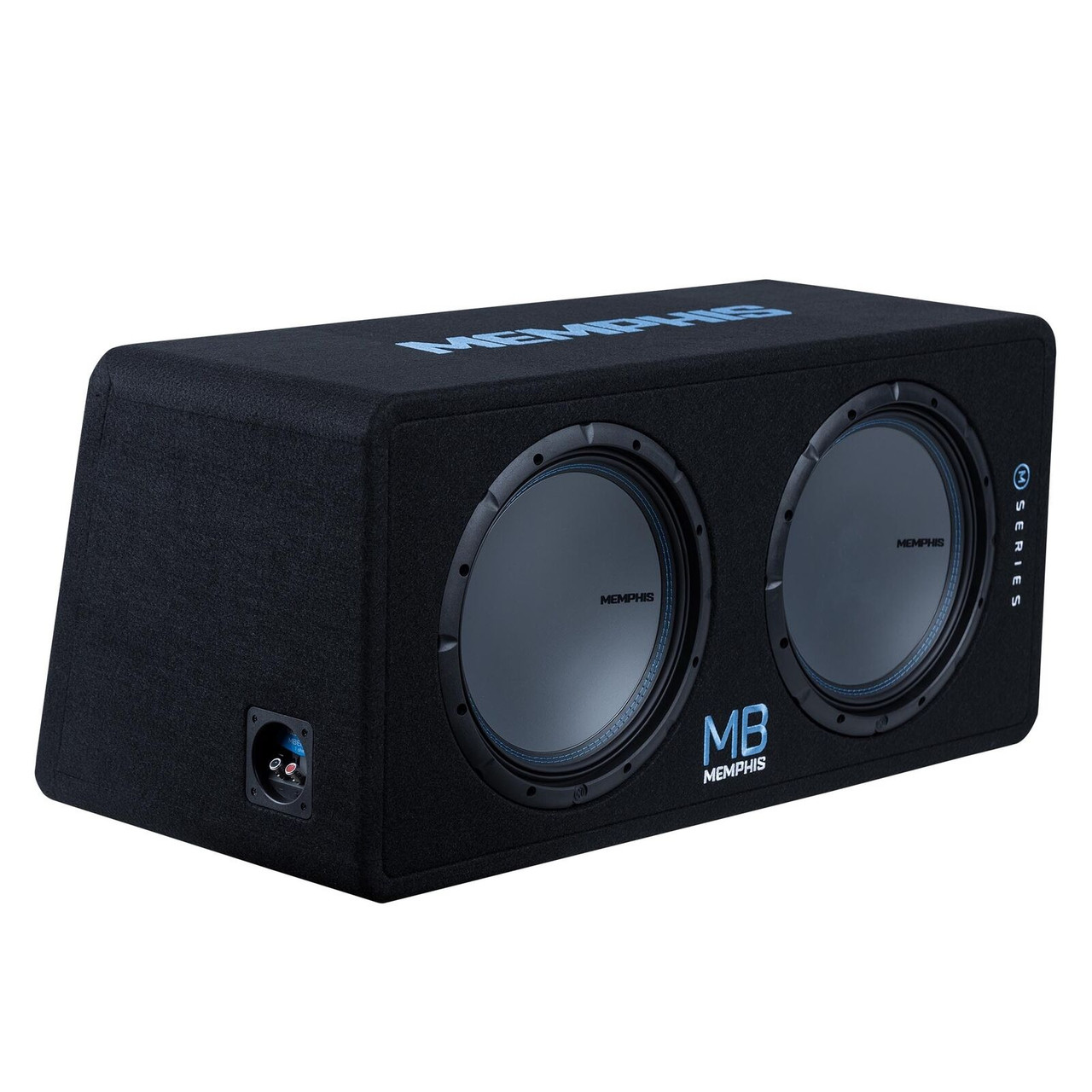 Memphis Audio MBE12D1 12" 1000W RMS Ported Loaded Dual Enclosure ...