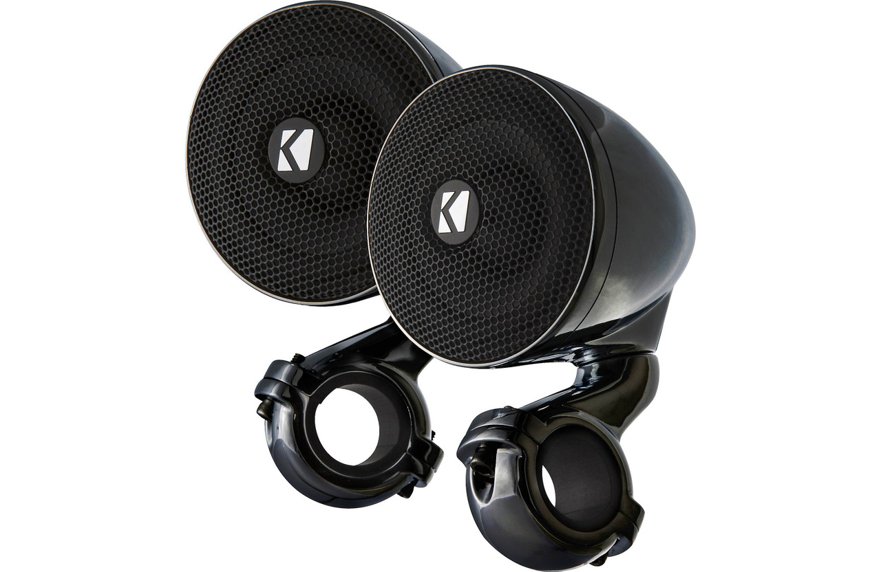 Kicker 47PSMB32 3" 50W RMS Enclosed Mountable Speaker Pods (2 Ohms ...