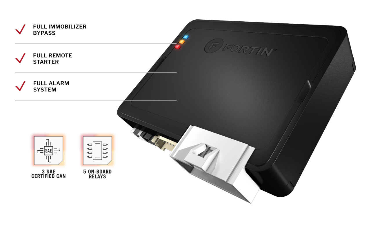 Fortin EVO-ONE-441 All in One Remote Starter System with 1-Way 4-Button ...