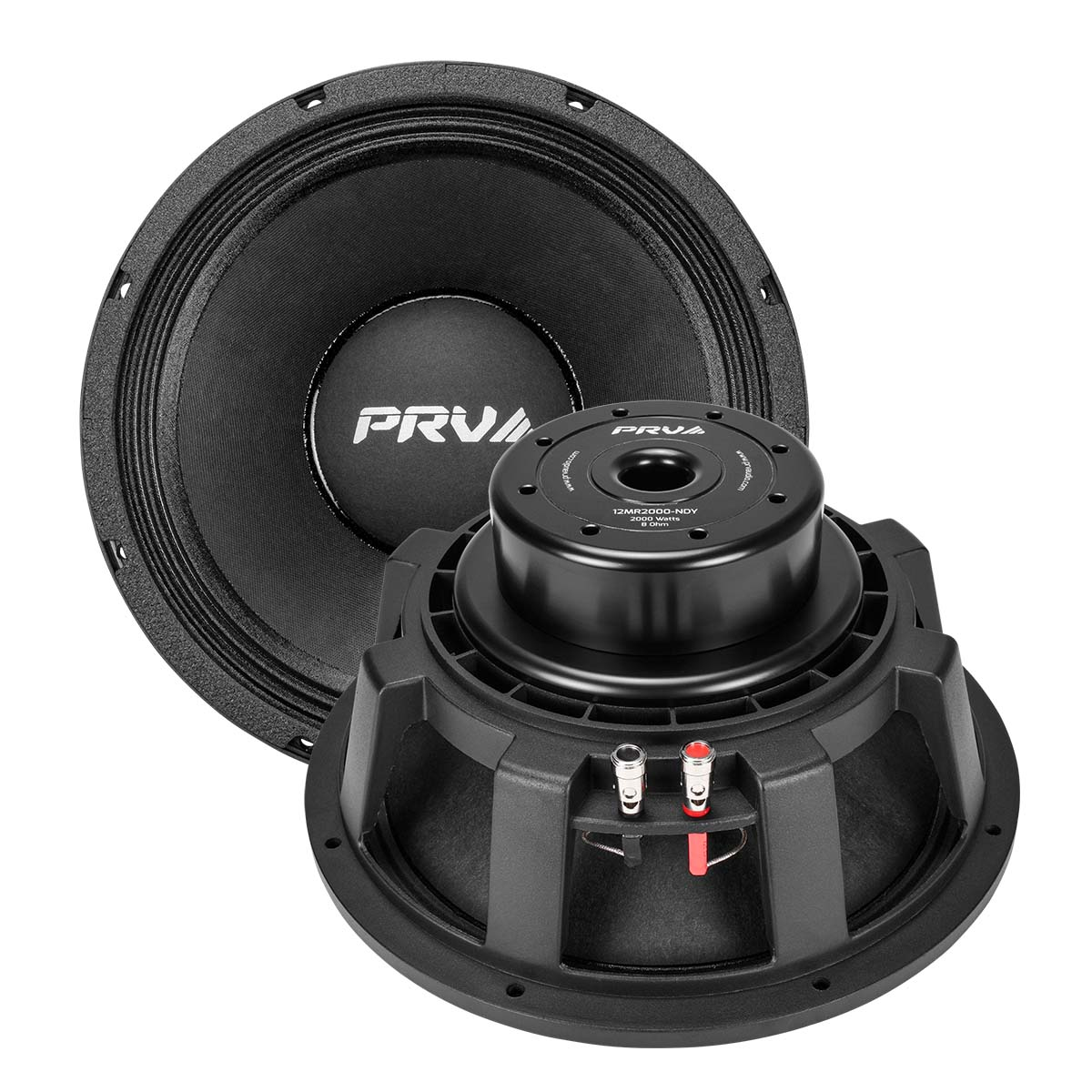 PRV Audio 12MR2000-NDY 12" Midrange Loudspeaker - 8 Ohm - Singh Electronics