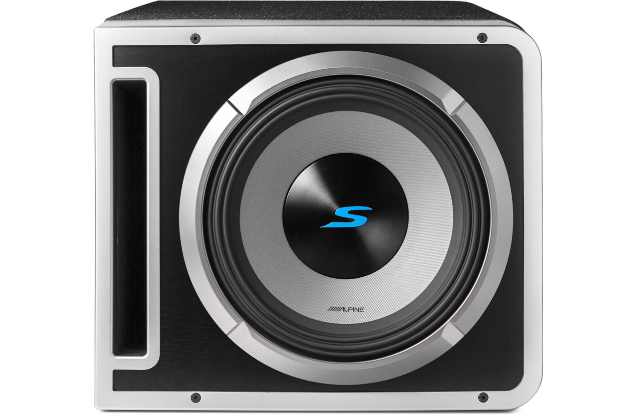 Alpine S2-SB12V Halo Series 12" 600W RMS Linkable Ported Subwoofer ...