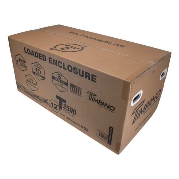 Timpano TPT-T2500-2x12 D4 Dual 12″ 2500W RMS Loaded Ported Subwoofer ...