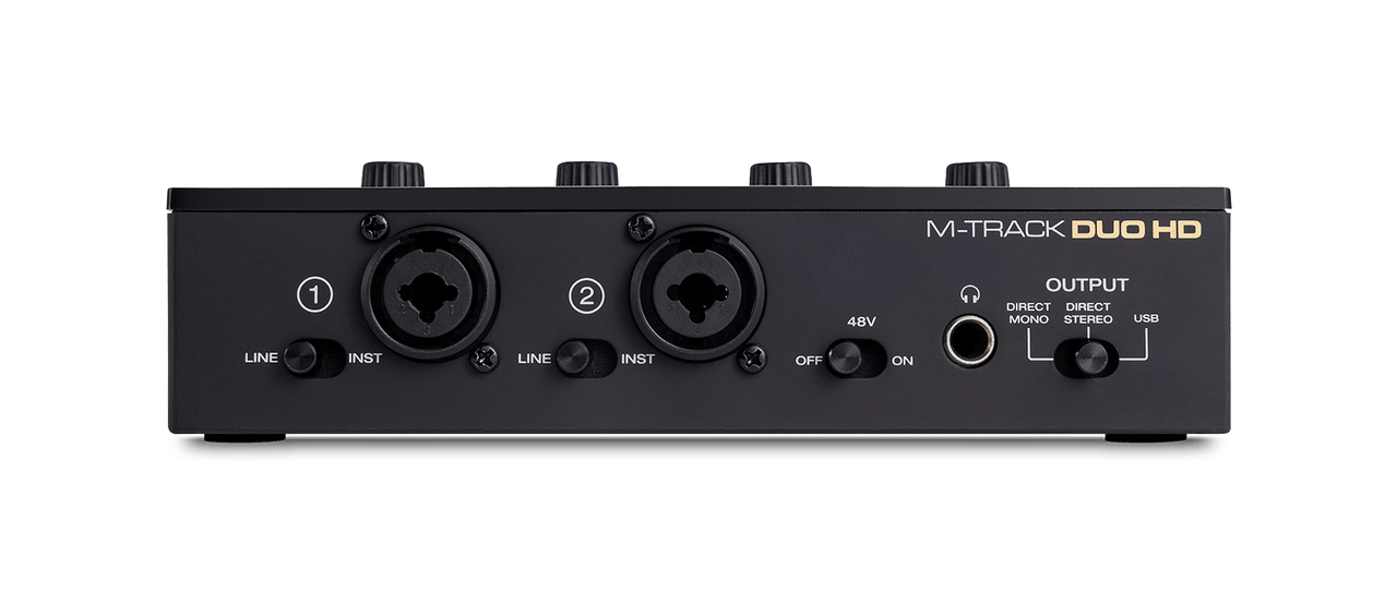 M-Audio MTRACKDUOHDPACK 2-channel USB Audio Interface pack with Mic and ...