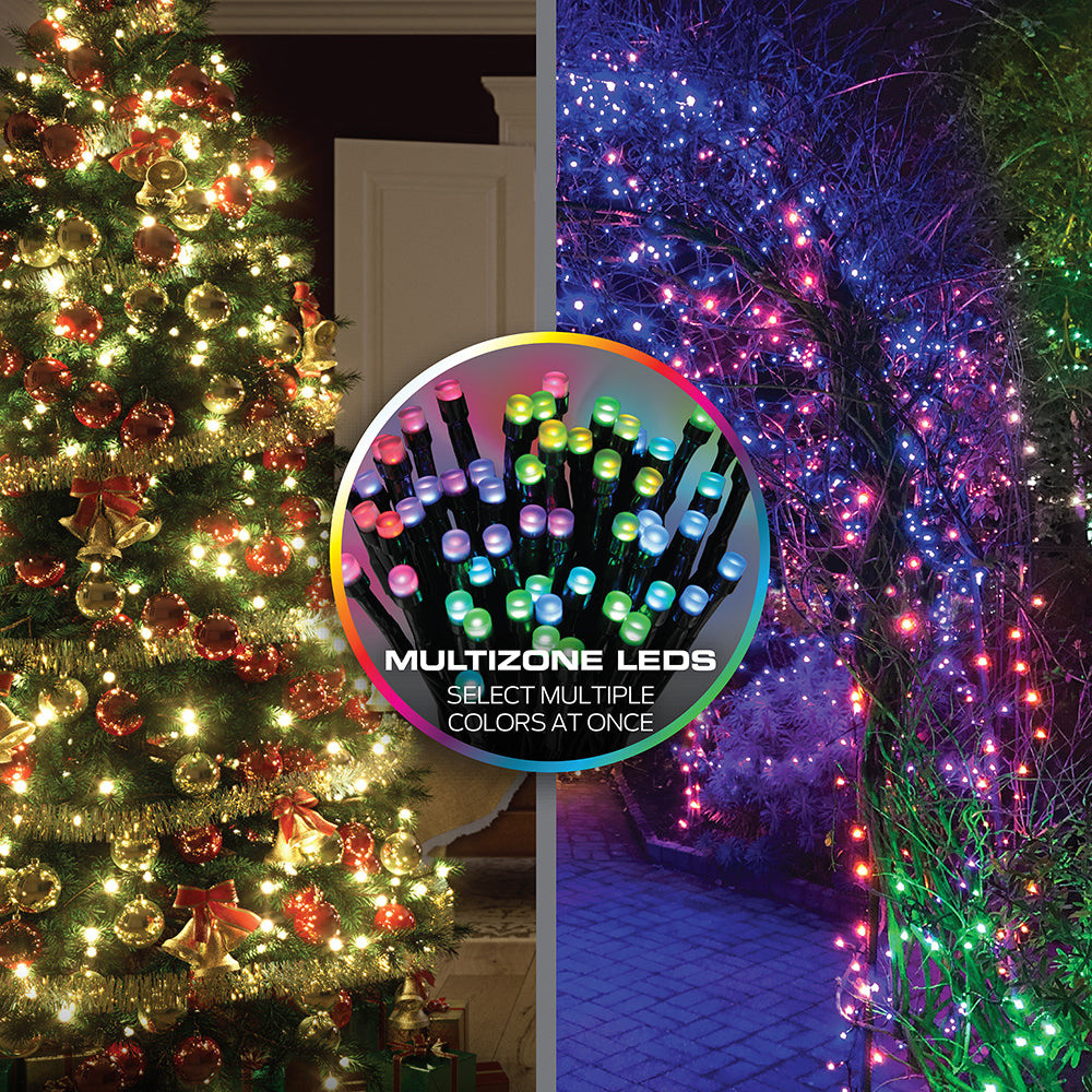 Monster MLB71064CAN Illuminessence Holiday+ LED Light - 60ft/18m ...