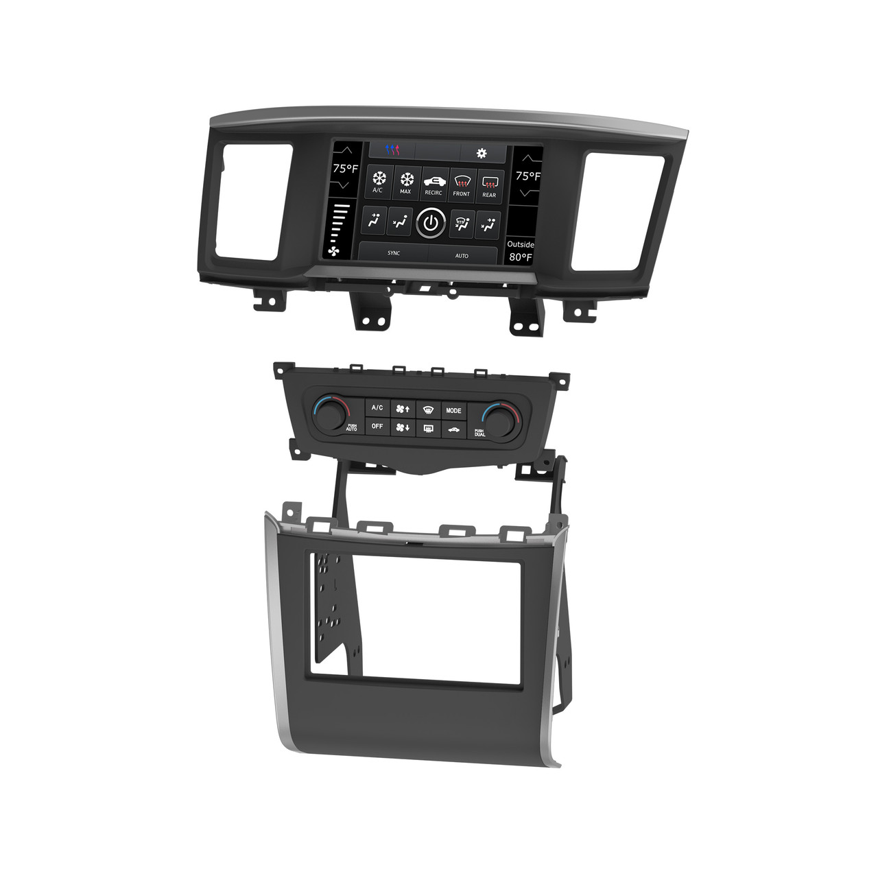 Metra 95-7643 Double-DIN Dash Kit for Select 2013-2016 Nissan ...