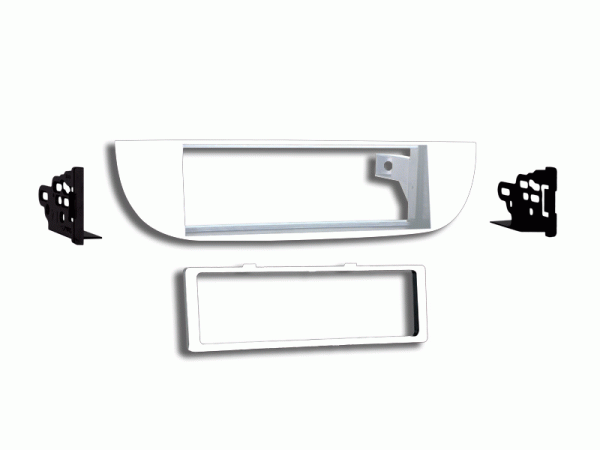 Metra 99-6515W Single DIN Car Dash Kit for 2012-2015 Fiat 500 - White ...