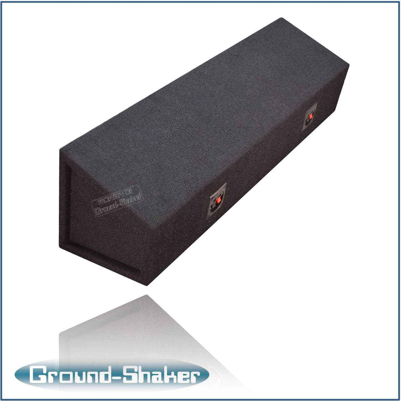 Ground Shaker XL269B Black "6x9" Dual Speaker Enclosure - Singh Electronics
