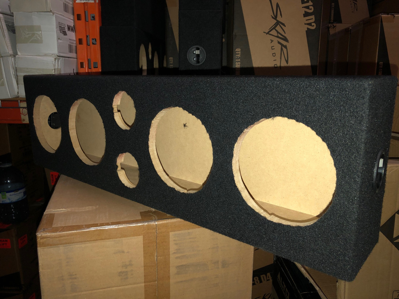 6" Quad w/ Dual Tweeter Cut-out Midrange Box -SQ6T - Singh Electronics