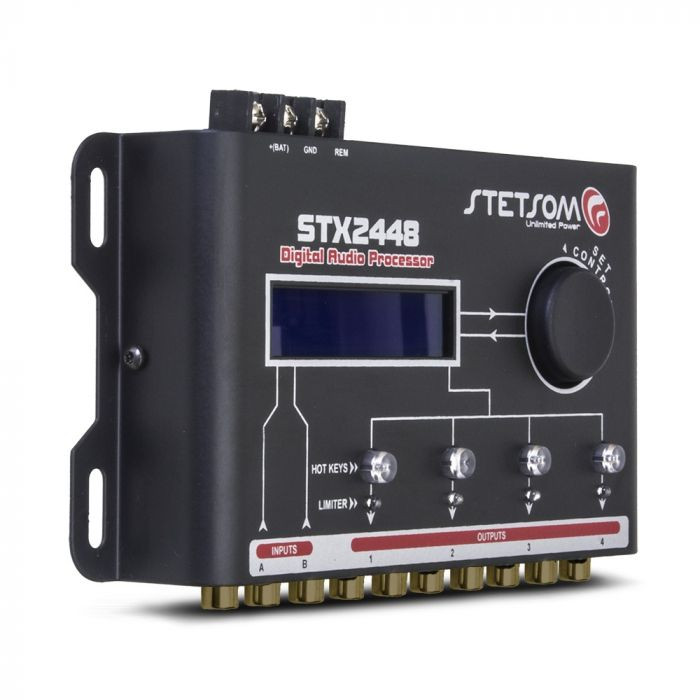 Stetsom STX2448 4-Channel DSP Crossover & Equalizer - Singh Electronics