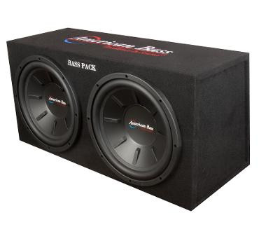 American Bass AB-BP-400﻿ Dual 12" 350W RMS Subwoofer Package with ...