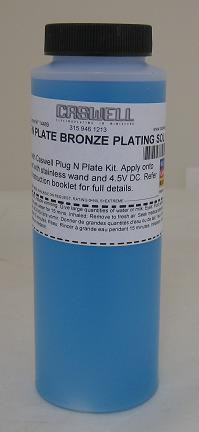 PLUG N PLATE BRONZE PLATING SOL 8OZ - Caswell Inc