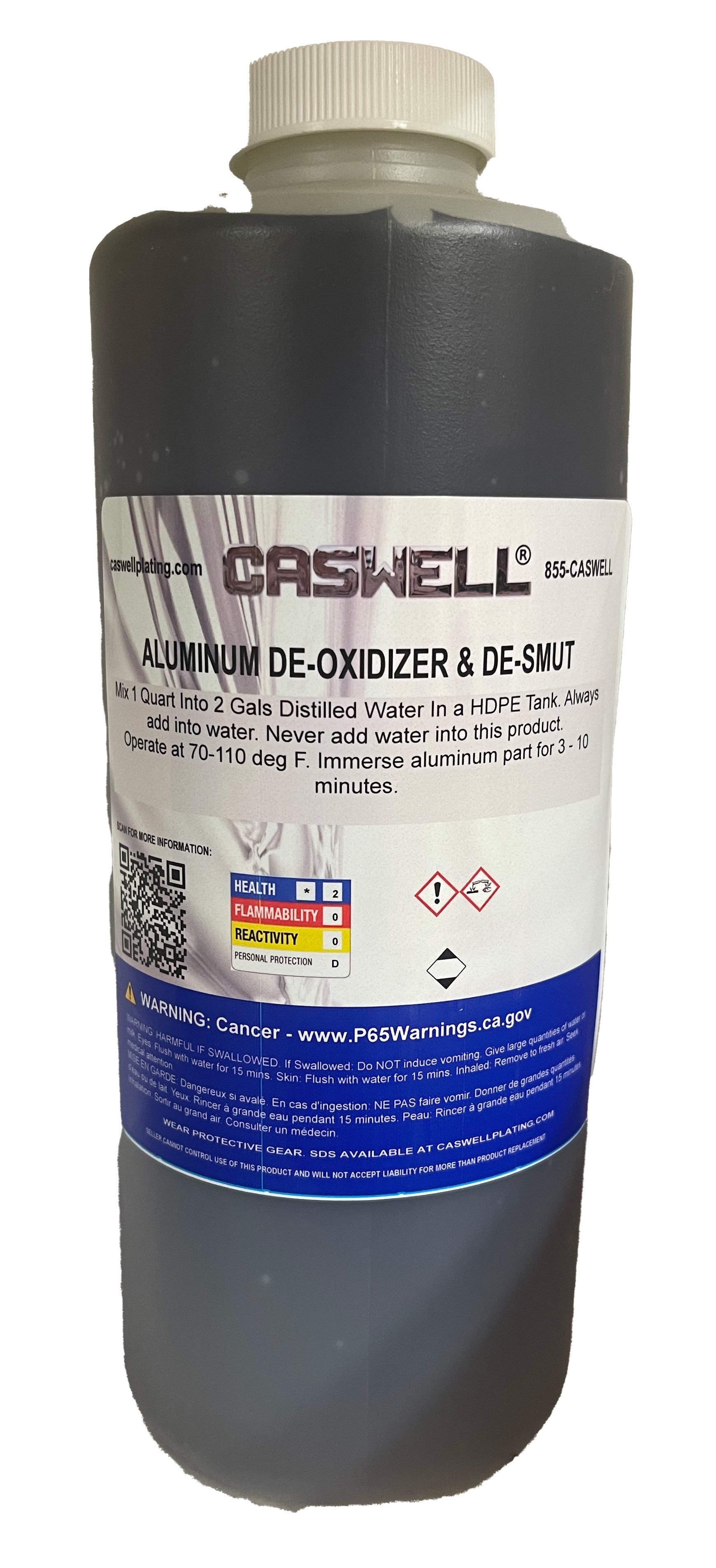 Deoxidizer/Desmut - 1 Quart - Caswell Inc