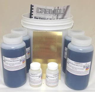 Brass Plating Kit - 1 Gallon - Caswell Inc