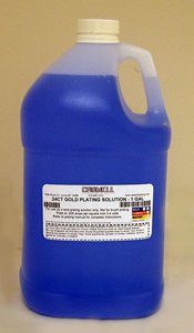 24CT GOLD PLATING SOLUTION - 1 GAL - Caswell Inc