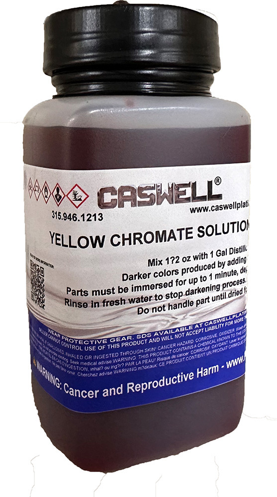 YELLOW CHROMATE SOLUTION - 4OZ - Caswell Inc