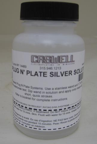 PLUG N' PLATE SILVER SOLUTION - Caswell Inc