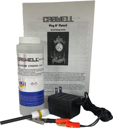 Plug N' Strip Chrome Stripping Kit - Caswell Inc