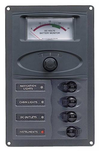 BEP 900-AM 4 Way DC Circuit Breaker Panel - Tactical Surplus USA