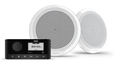 Fusion MS-RA60 Bundle MS-RA60 Stereo with Pair EL Classic 6.5" Speakers ...