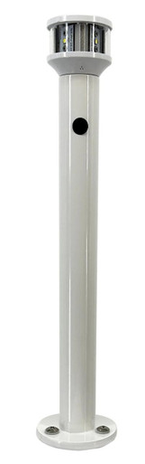 Seaview 36" White Light Post With LTBLED12 Nav Light - Tactical Surplus USA