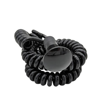 Transbrake Mushroom Button w/Cord - Black - Tactical Surplus USA