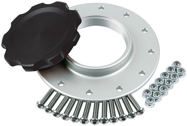 Fuel Cell Cap and Bung RCI/JAZ 12-Bolt Black - Tactical Surplus USA