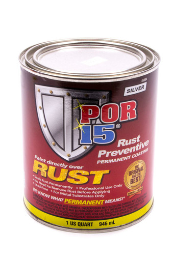 POR-15 Paint Quart Silver - Tactical Surplus USA