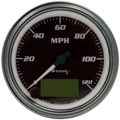 3-3/8 Dia Speedometer 0-120 MPH Chrome Elec - Tactical Surplus USA
