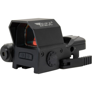 Bsa Optics Reflex Sight 33x24 W/ Red Laser Dovetail/weaver Mount ...