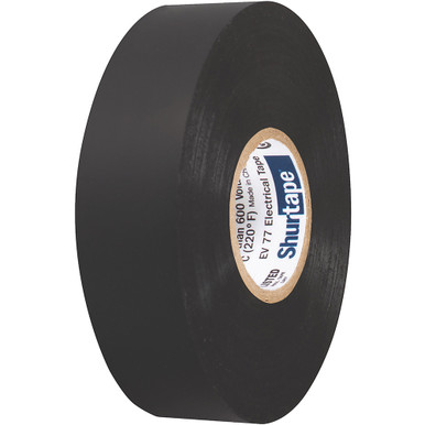Shurtape EV 077B Professional Grade Black Electrical Tape f/Insulating ...