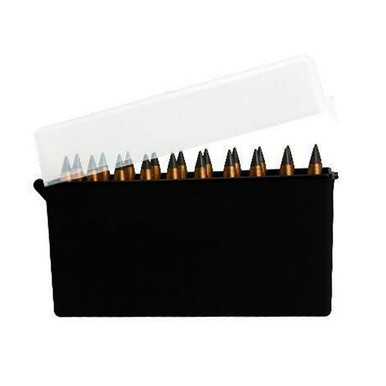 Clear/black 270/30-06 20 Round Ammo Box - Tactical Surplus USA