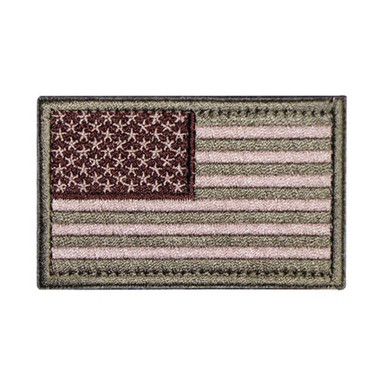 Morale Flag Patch - Us Flag Patch, Flat Dark Earth - Tactical Surplus USA