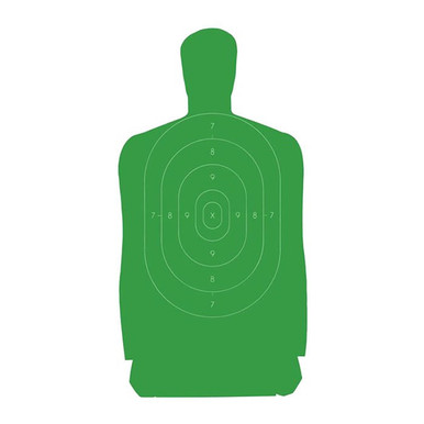 B27fsa Silhouette Green Paper Targets 24x45'' 100pk - Tactical Surplus USA