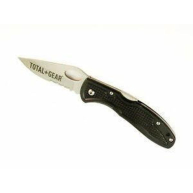Total Gear HD-Lite Lockback Knife Black Aircraft Aluminum - Tactical ...