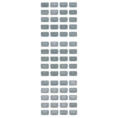 Blue Sea 8217 Grey Small Format Label Kit - 60 Labels - Tactical ...