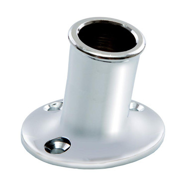 Whitecap Top-Mounted Flag Pole Socket CP/Brass - 3/4" ID - Tactical ...