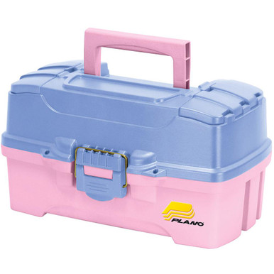 Plano Two-Tray Tackle Box w/Duel Top Access - Periwinkle/Pink ...