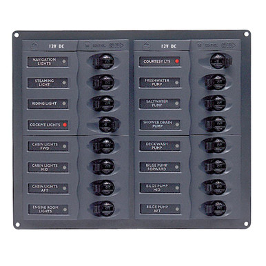 BEP DC Panel - 16-Way - No Meter - Tactical Surplus USA