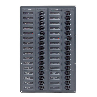 BEP DC Panel - 32-Way - No Meter - Vertical - Tactical Surplus USA