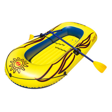 Solstice Watersports Sunskiff 2-Person Inflatable Boat Kit w/Oars ...