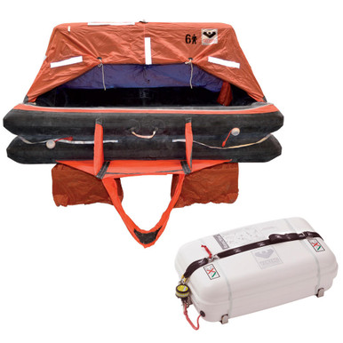 VIKING Coastal Life Raft 4 Person Low Profile Container - Tactical ...
