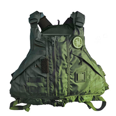 First Watch AV-1000 Kayak Style Duty PFD - Green - M/L - Tactical ...