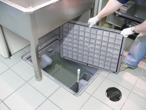 Buy Grease Interceptor 40LB / 20GPM for restaurant grease trap plumbing